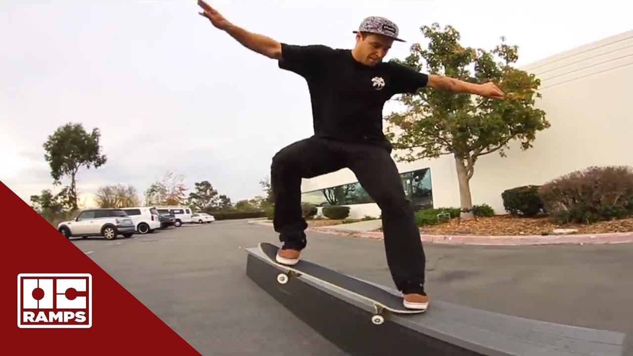 Jordan Hoffart Signature Skate Obstacle 12 ft Butter Bench - YouTube
