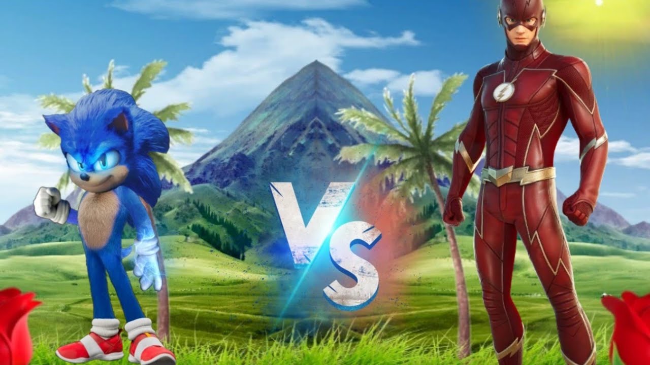 sonic vs flash power levels like and subscribe for more - YouTube
