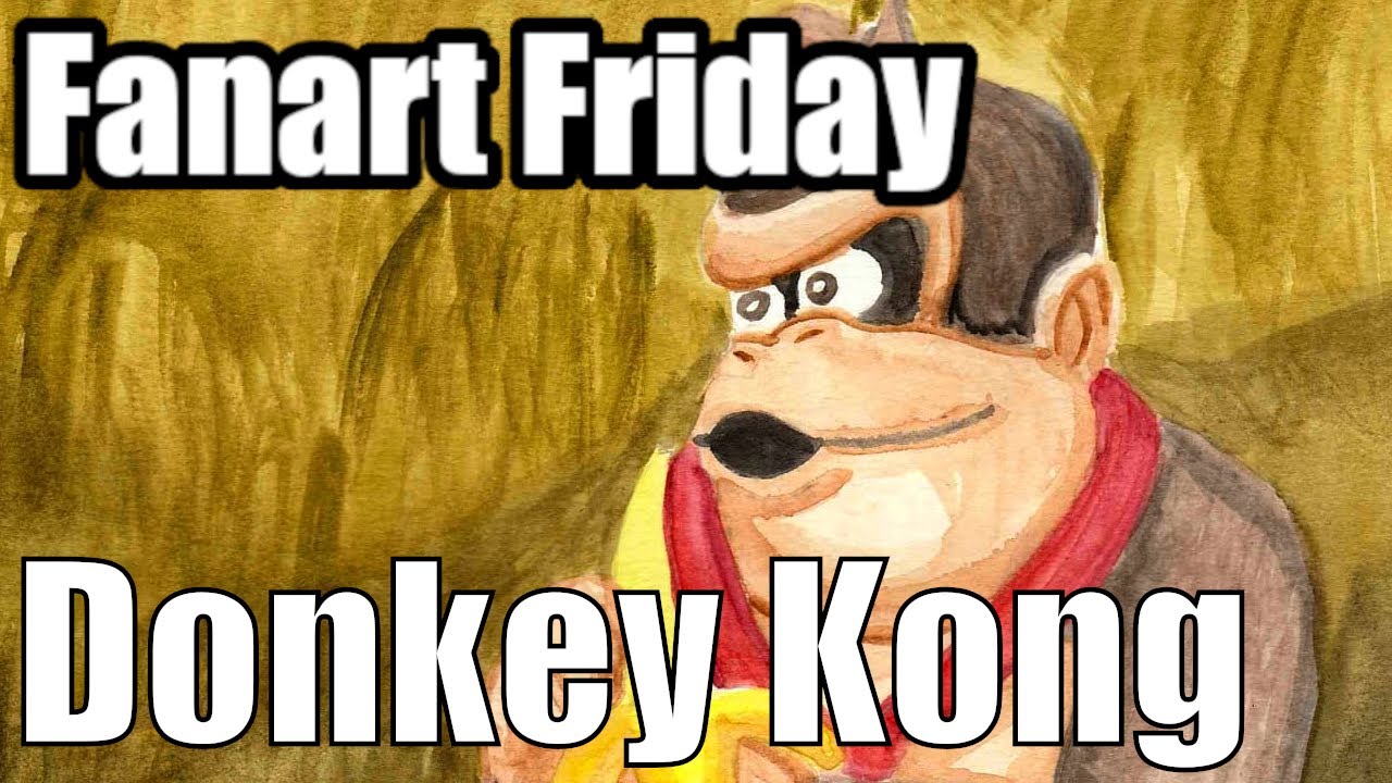 Fanart Friday - Donkey Kong - Inktober 2021 - Open - YouTube