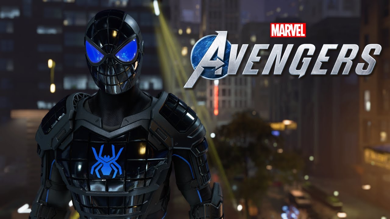 Spider-Man Shadow Suit Gameplay In Marvel's Avengers (4K 60fps) - YouTube