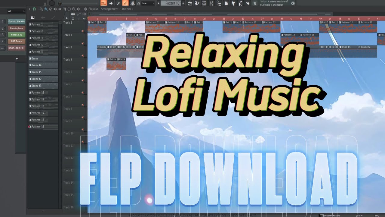 [FLP] Relaxing lofi music #7 | FL Studio Project Template - YouTube