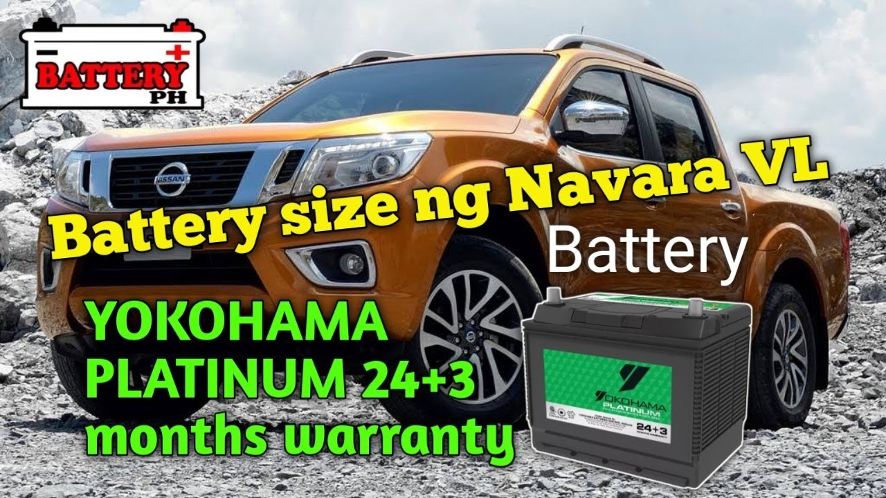 Yokohama Platinum battery para sa navara VL 4x4 - YouTube