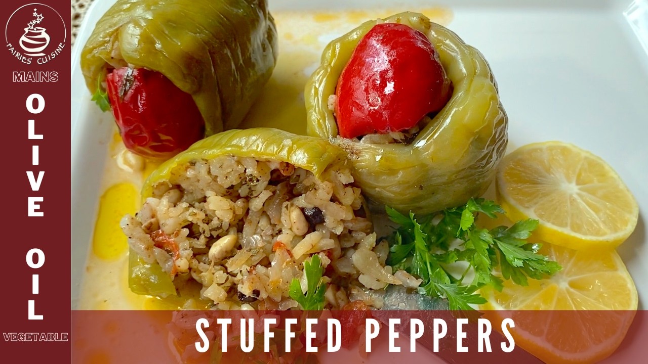 ISTANBUL-STYLE RICE-STUFFED PEPPERS: Addictive Istanbul-Style Stuffed ...
