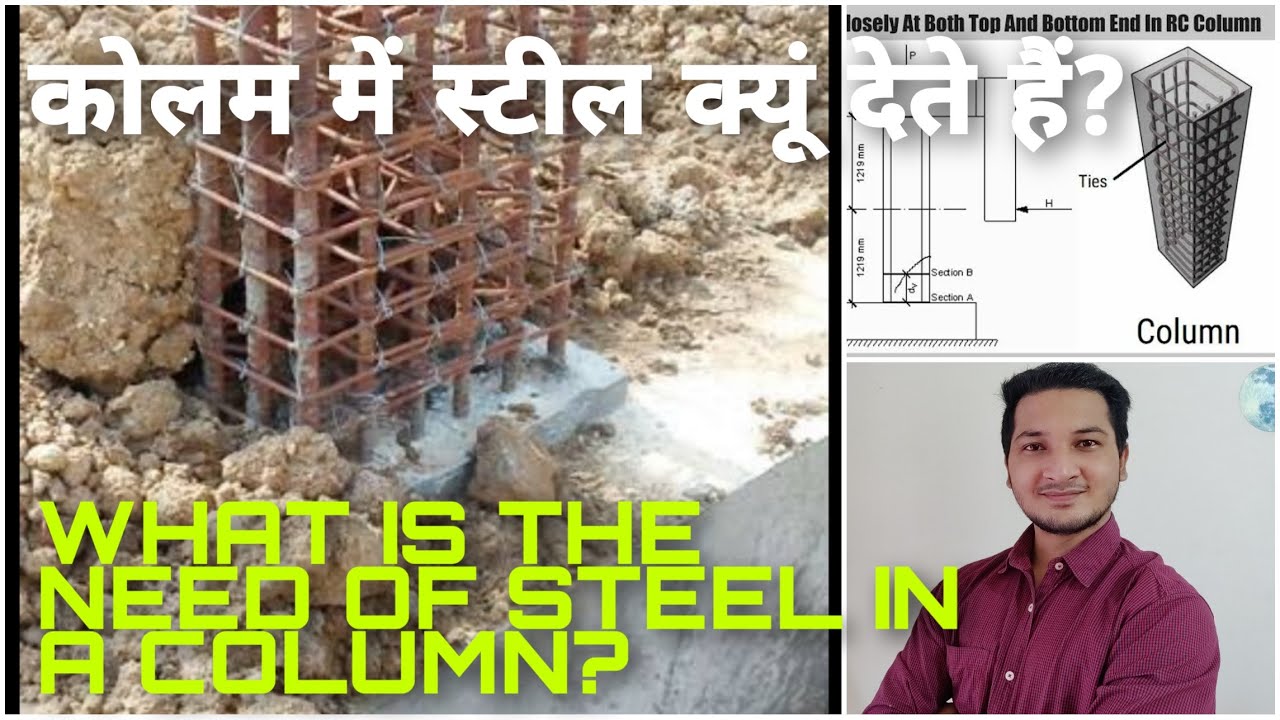 WHY STEEL IS PROVIDED IN COLUMN? | Civil GK - YouTube