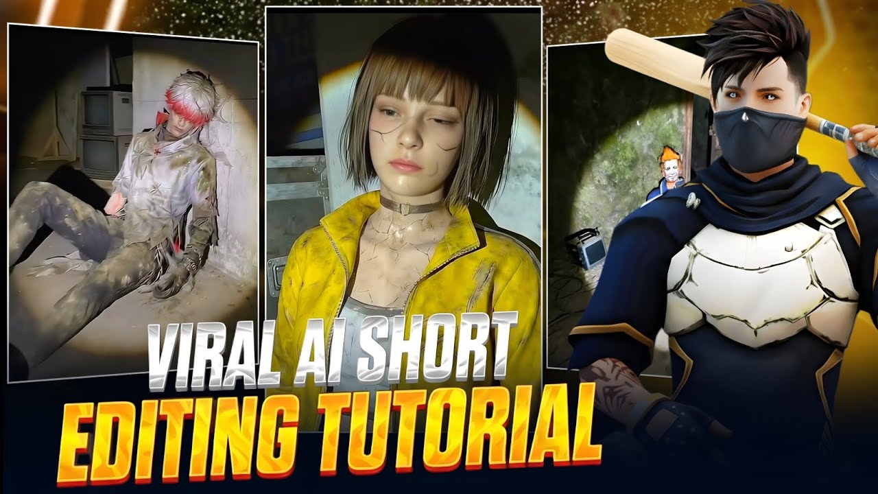 Old Free Fire Character Horror Torch Ai Videos Editing Tutorial ⚡|| FF ...