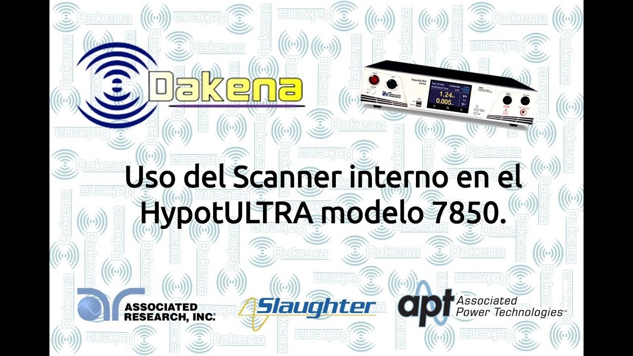 Uso del scanner interno hypotULTRA 7850 - YouTube