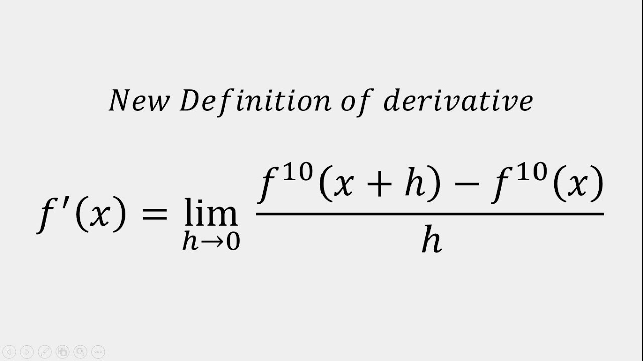 Short But Tricky Question On MOD (Method Of Differentiation) - YouTube