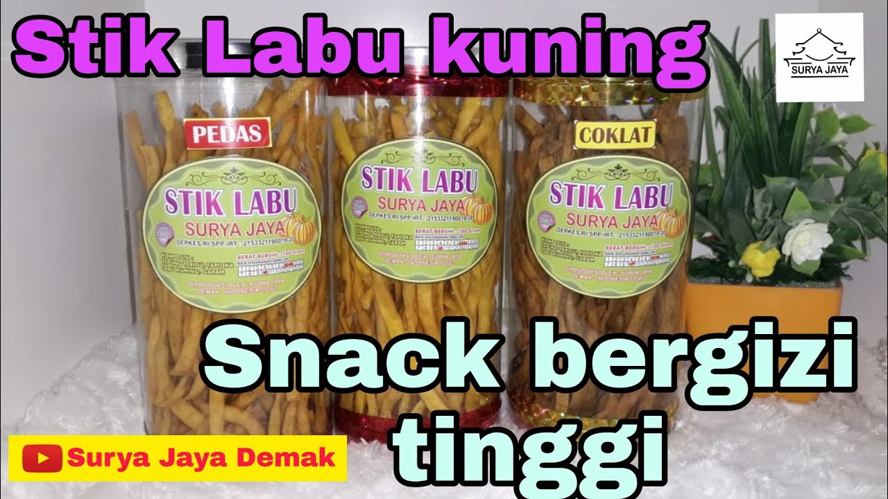 Stik Labu kuning Surya Jaya Banjoo , Stik Labu gizi tinggi , jajanan ...