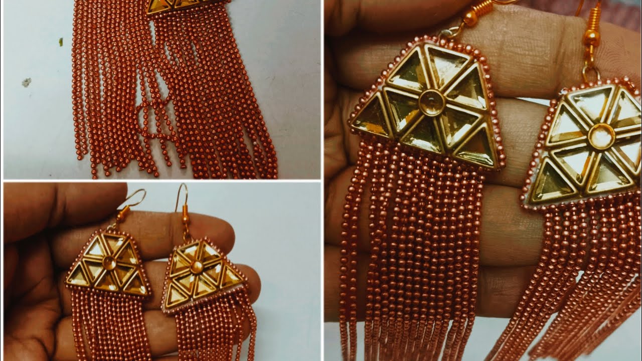 new pattern earrings for women - YouTube