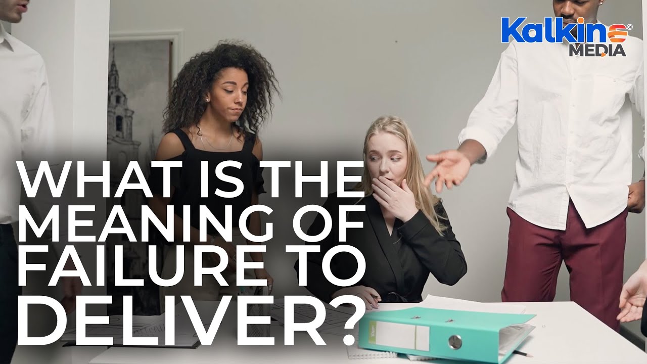 What is the meaning of failure to deliver? - YouTube