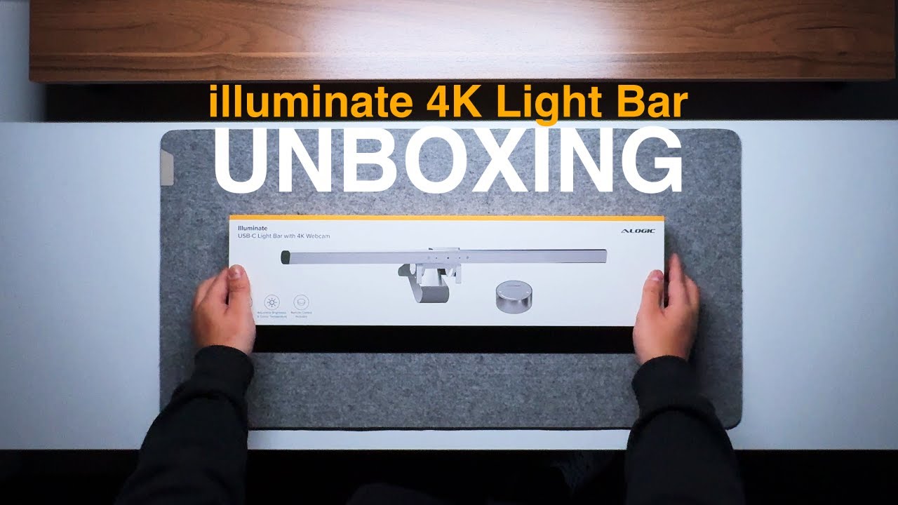 illuminate USB-C Light Bar with 4K Webcam UNBOXING & REVIEW | Hands On ...