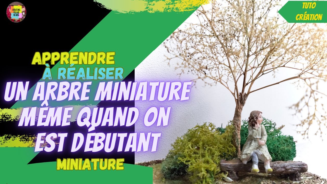 [TUTO] Comment réaliser un arbre miniature de façon très simple - YouTube
