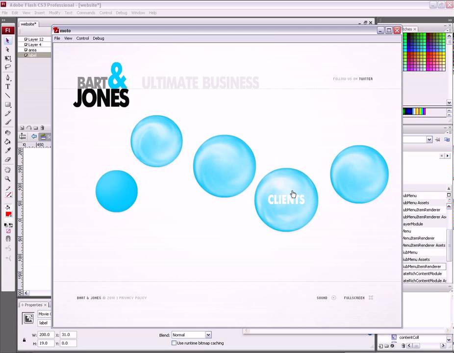 Template 28146 rollover color change - YouTube