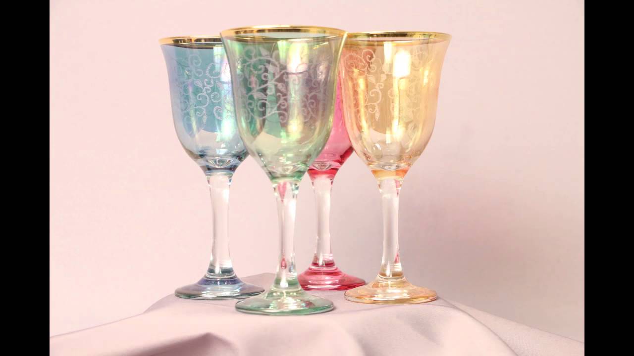 Colored Goblets - YouTube