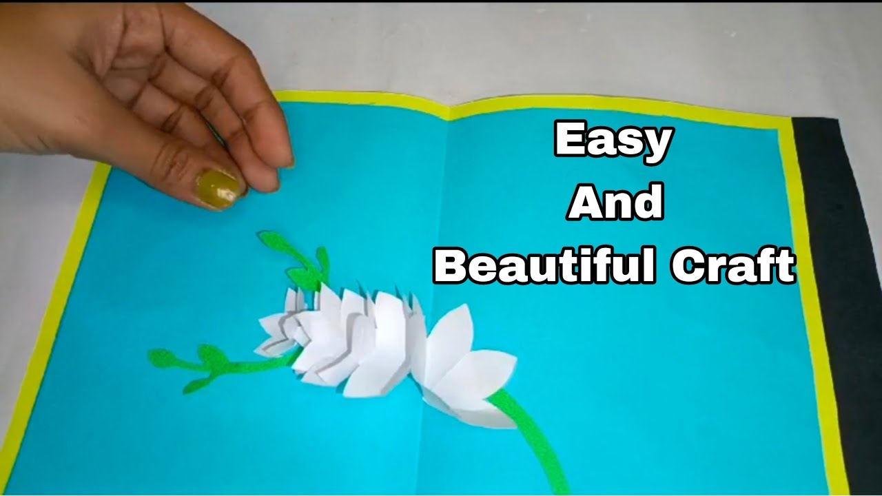 How To Make Easy craft| Easy pop up card - YouTube