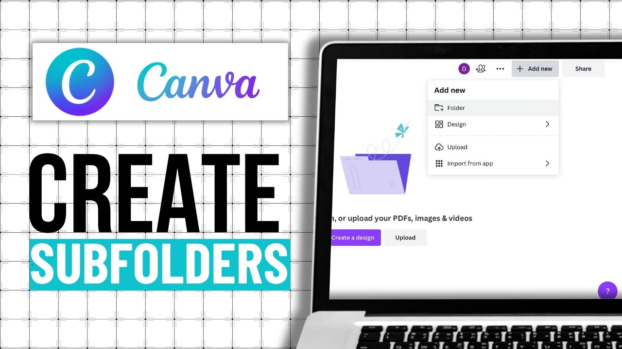How To Create Folders And Subfolders In Canva (Step By Step) - YouTube