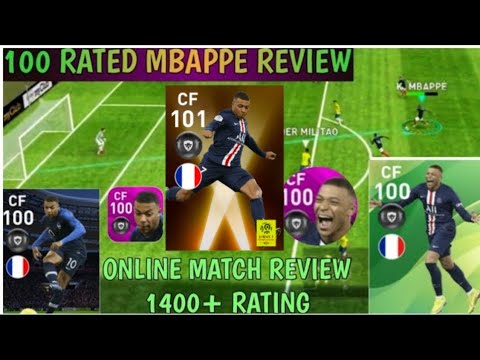 101& 100 RATED MBAPPE REVIEW IN ONLINE MATCH 1400+ RATING - INSANE CARD ...