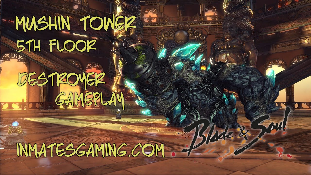 [Blade & Soul] How to face tank Mushin Tower 5th Floor (Destroyer ...