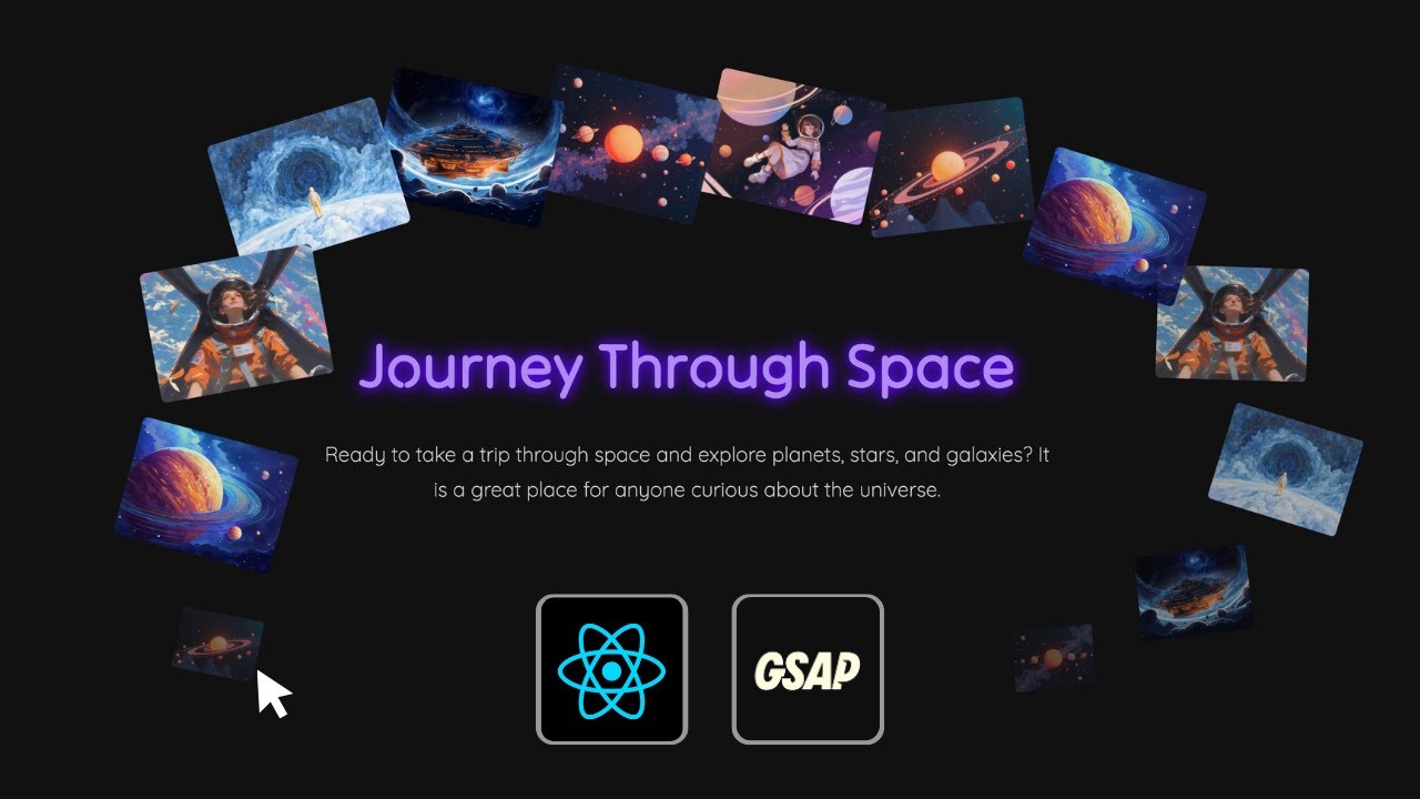 React + GSAP Cursor Animation | Image Trail on Mouse Move #gsap #reactjs - YouTube