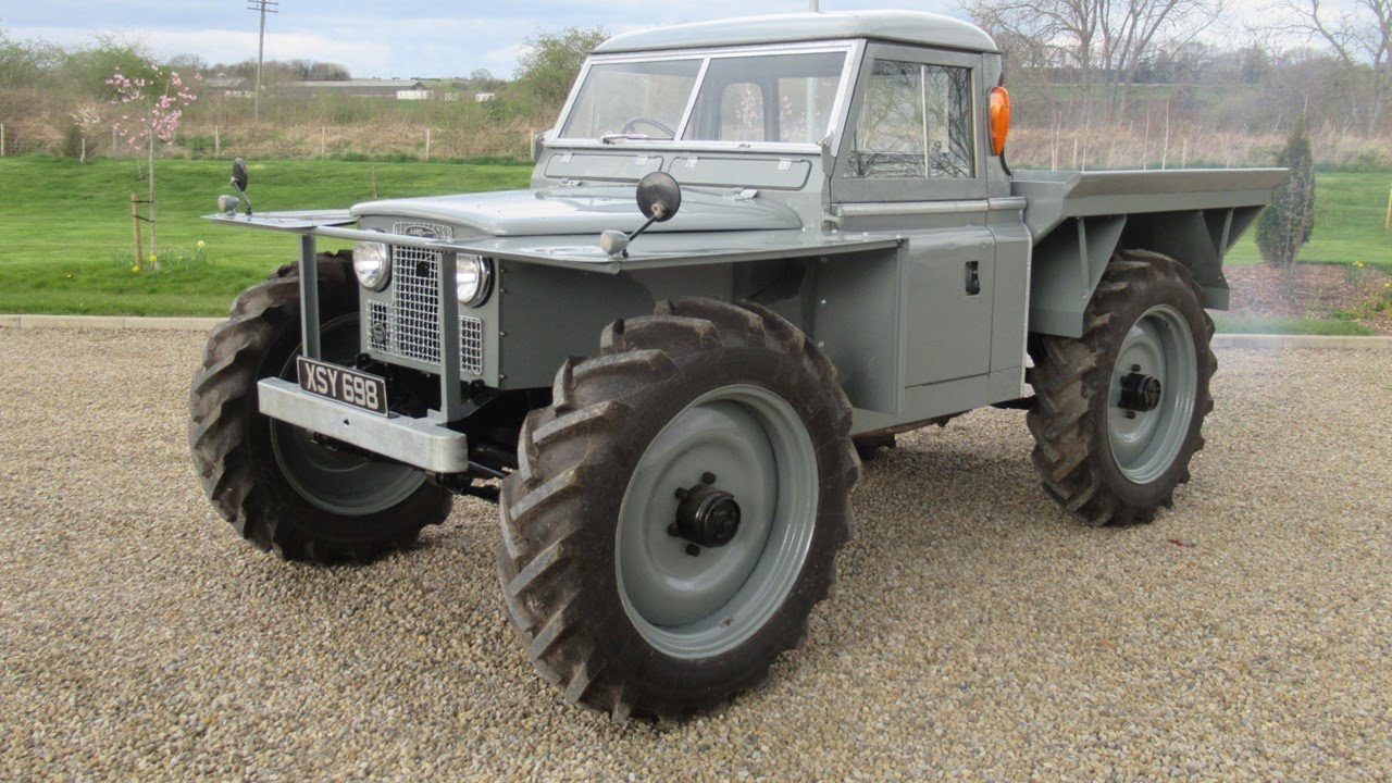 Rare Prototype Roadless Tractors Ltd Land Rover Sells at Auction - YouTube
