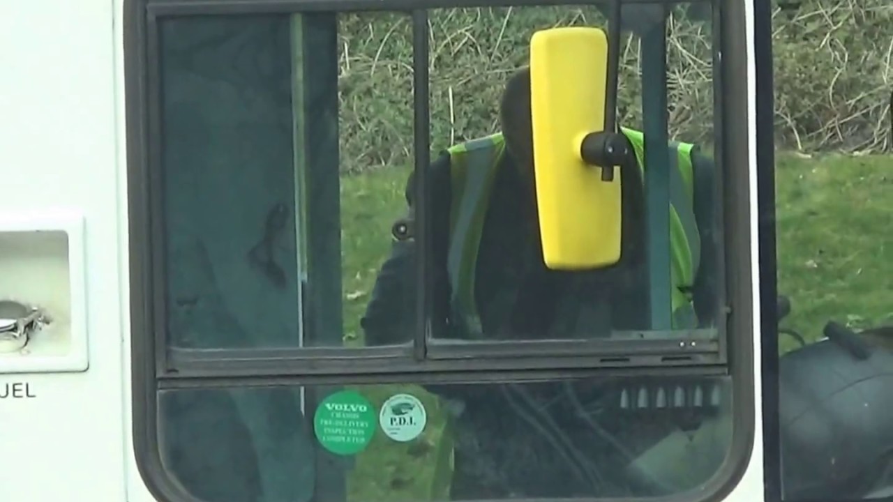 School Bus Driver Smoking at Excelsior Academy - YouTube