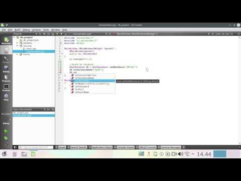 Tutorial Menghubungkan Database MYSQL dengan Qt - YouTube