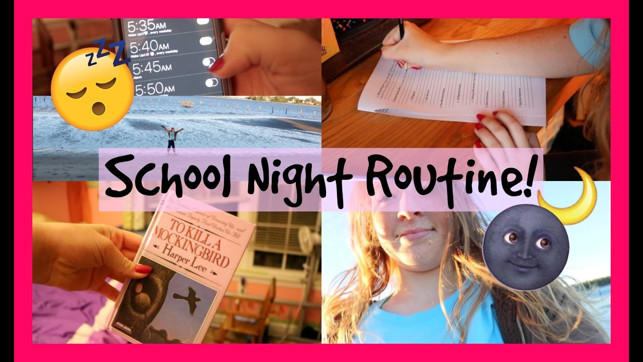 School Night Routine 2016!☽ // Alexa Brianne - YouTube
