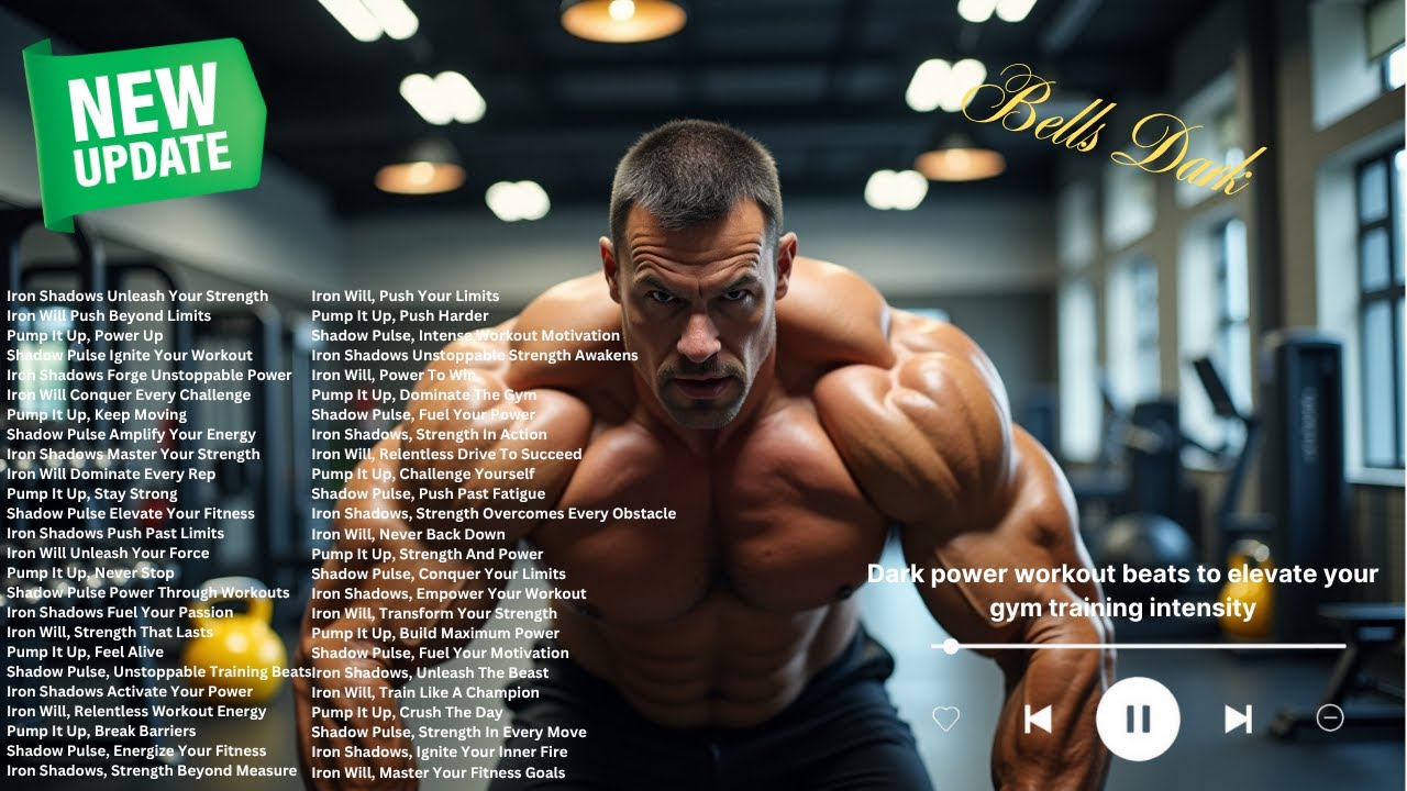 Dark power workout beats to elevate your gym training intensity - YouTube