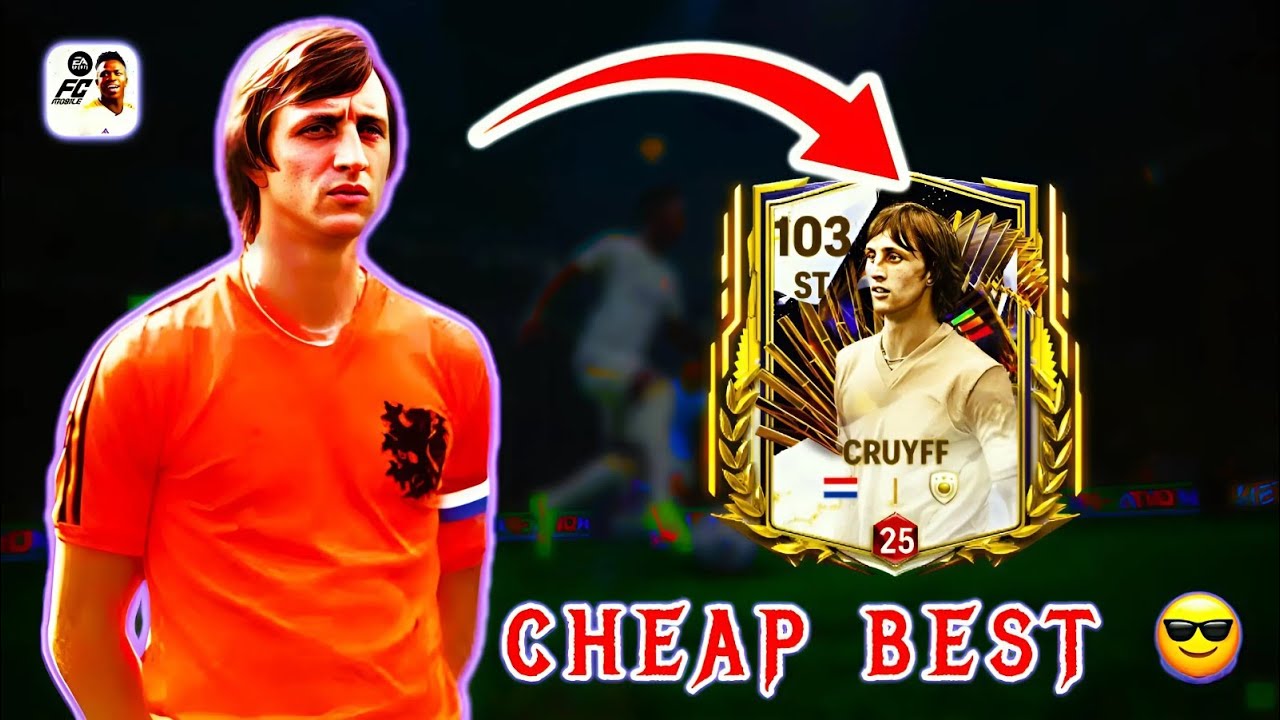 103 Cheap Best Striker { Johan Cruyff 😎} Gameplay 🥵 FC Mobile 24 - YouTube