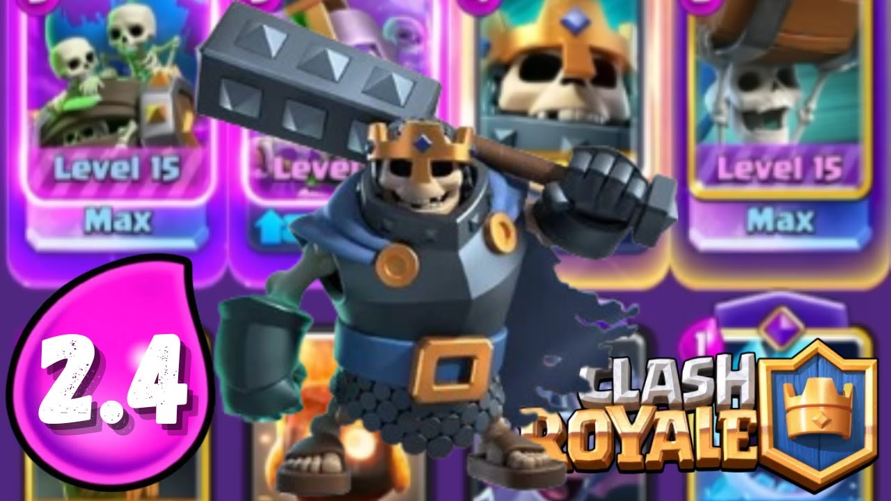 SKELETON KING BROUGHT THE WHOLE FAMILY (Evo Skarmy Cycle Deck) | Clash ...