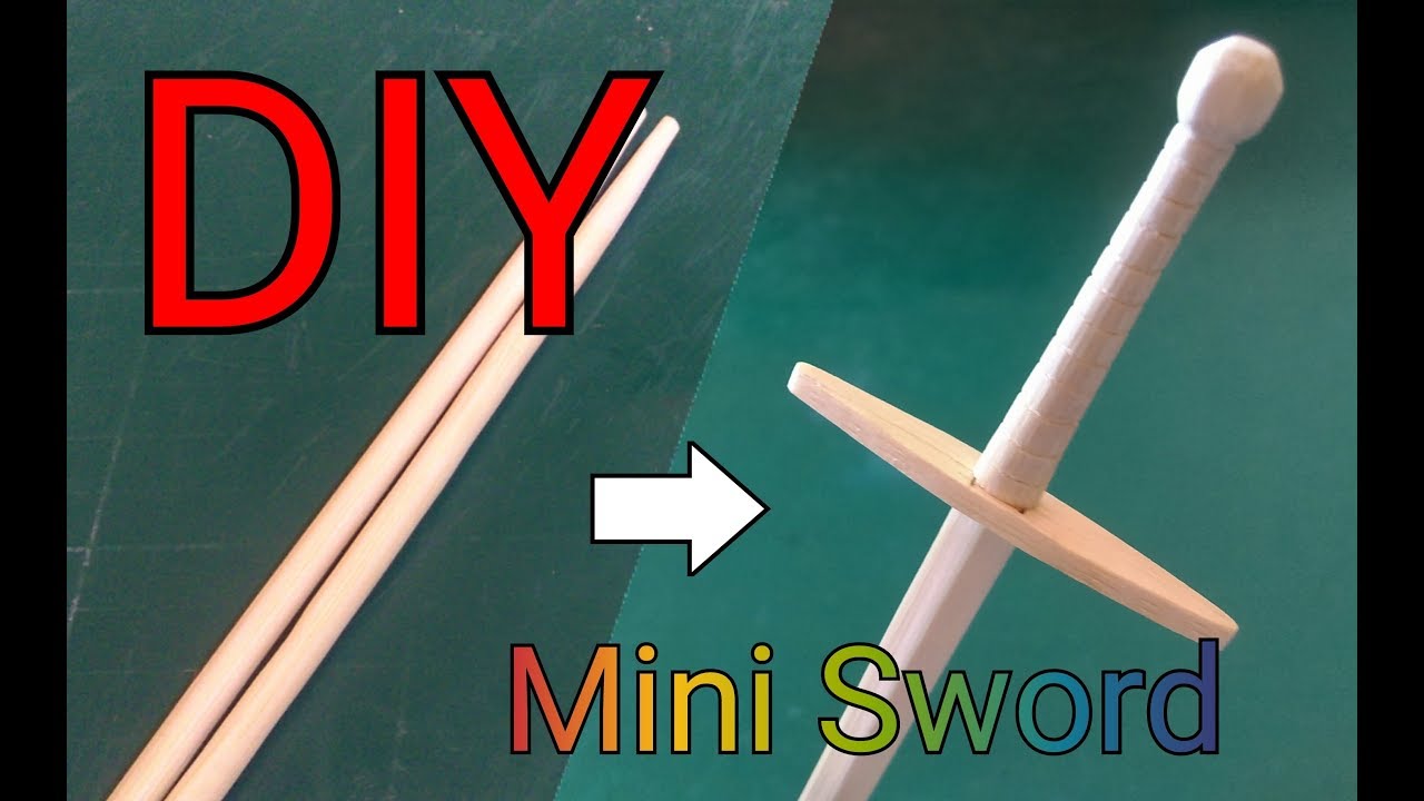 11# DIY the Mini One-handed sword - YouTube