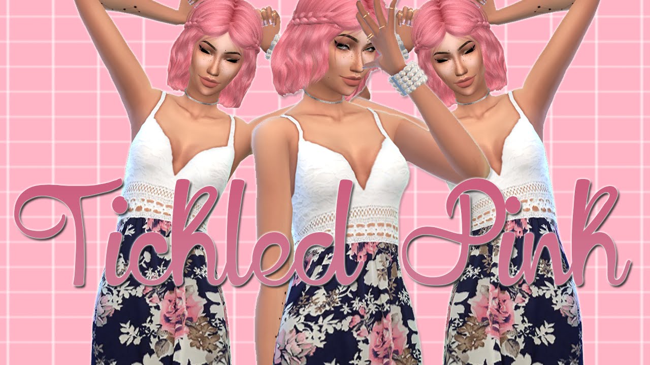 The Sims 4 - Create A Sim - Tickled Pink Tag! ♥ - YouTube