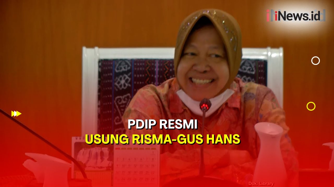 PDIP Resmi Usung Tri Rismaharini-Gus Hans di Pilgub Jatim 2024 - YouTube