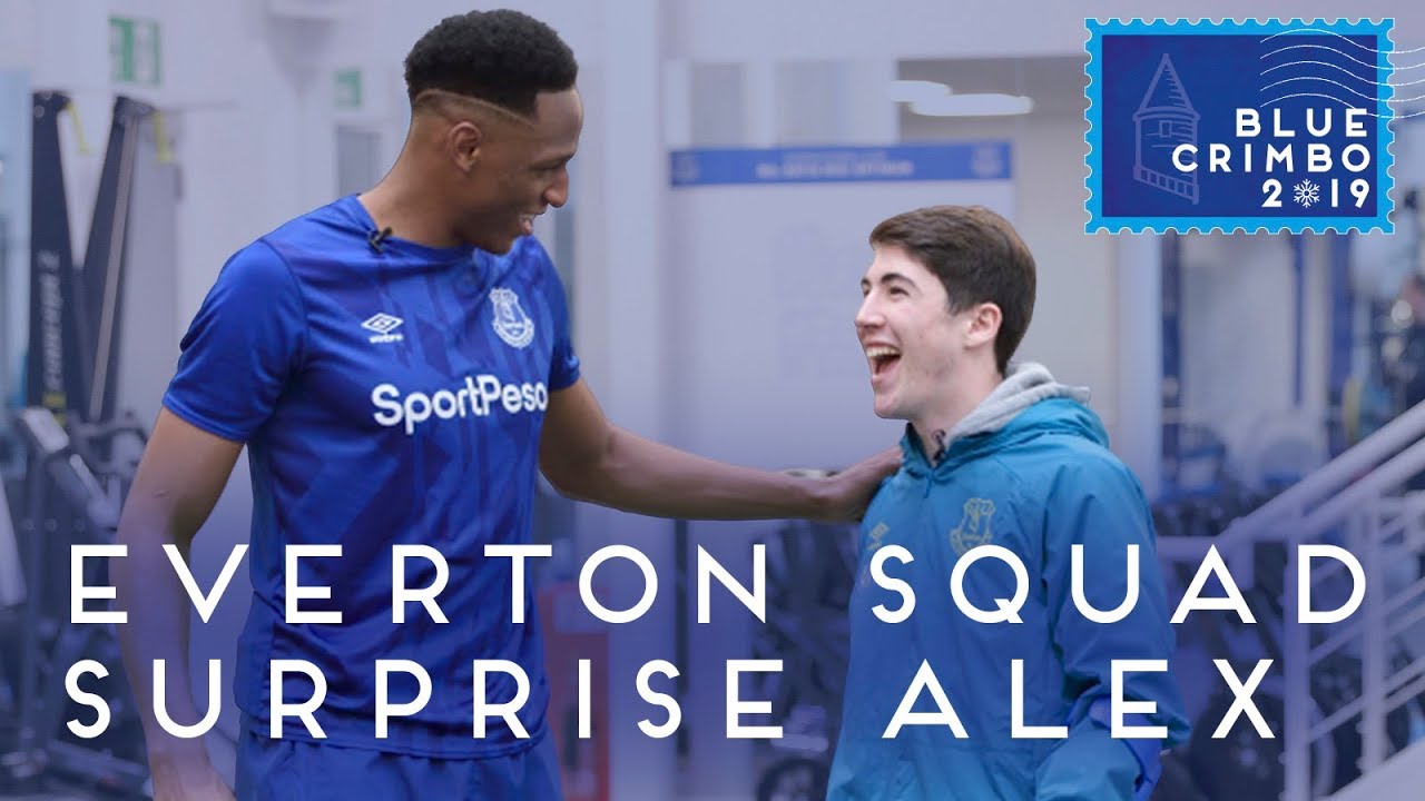 ALEX'S INCREDIBLE DAY WITH EVERTON STARS! | FESTIVE SURPRISE FOR ...