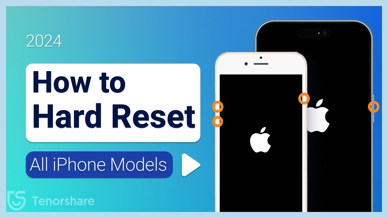 How to Hard Rese iPhone 2024 - iOS System Reflash (All Models) - YouTube