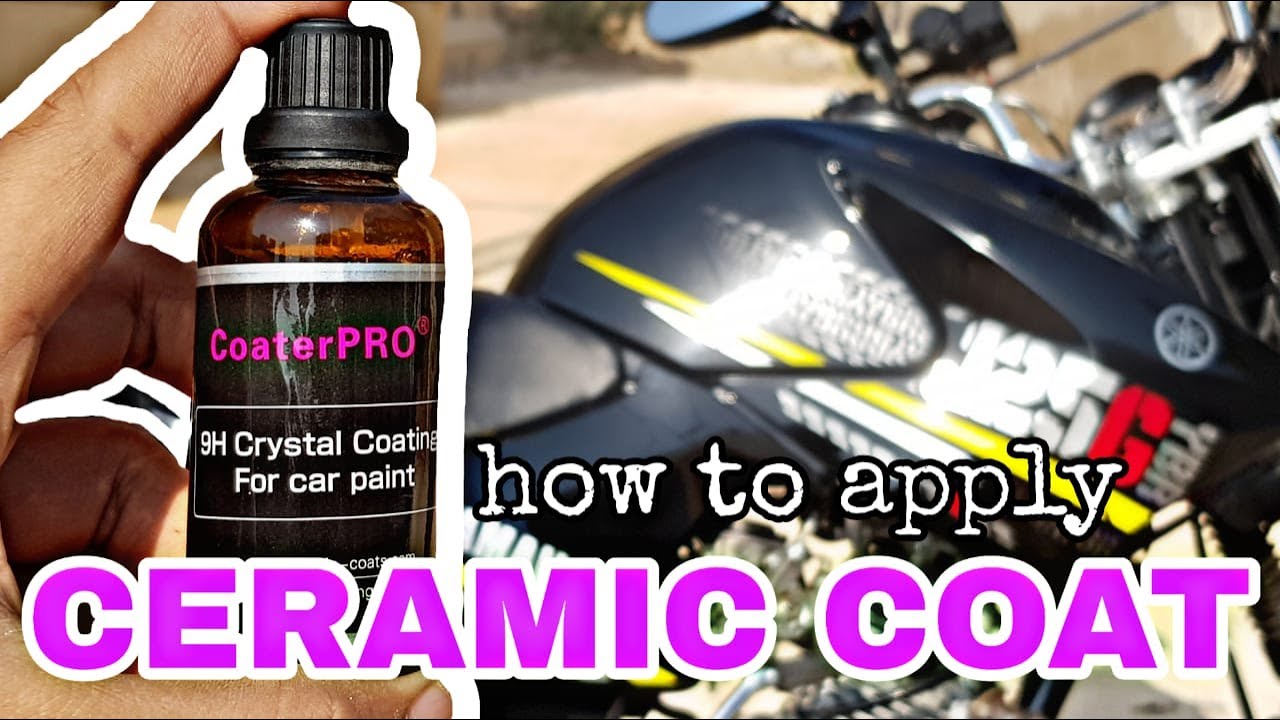 HOW TO APPLY CERAMIC COAT ON YOUR BIKE AT HOME | VLOG 8 | Zebly vlogs ...