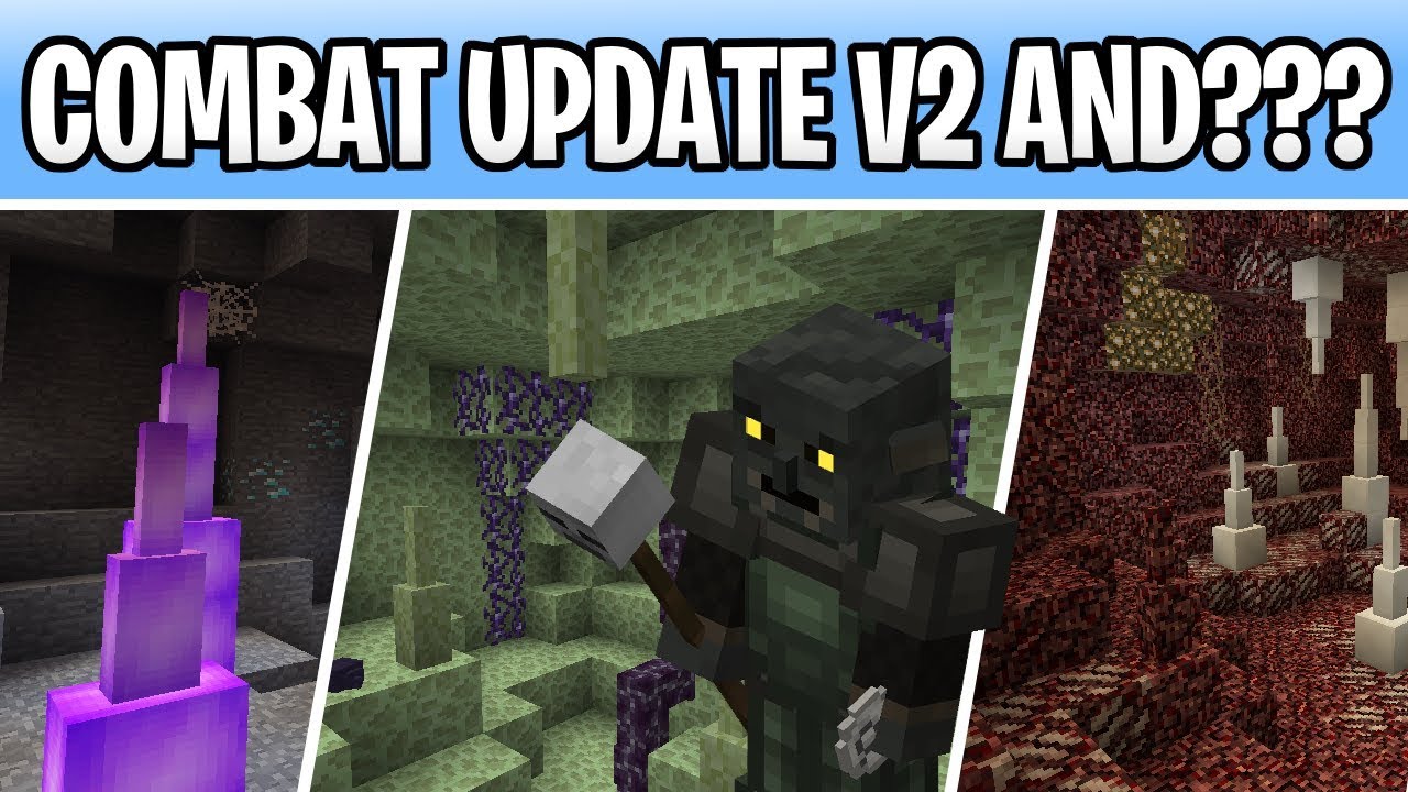 Minecraft 1.15 Combat Update & Cave, Nether, End Improvements? - YouTube