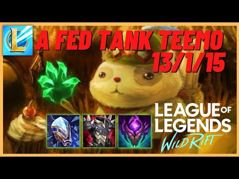 TANK TEEMO IS OP! BEST TANK BUILD FOR TEEMO?! TEEMO TANK WILD RIFT ...