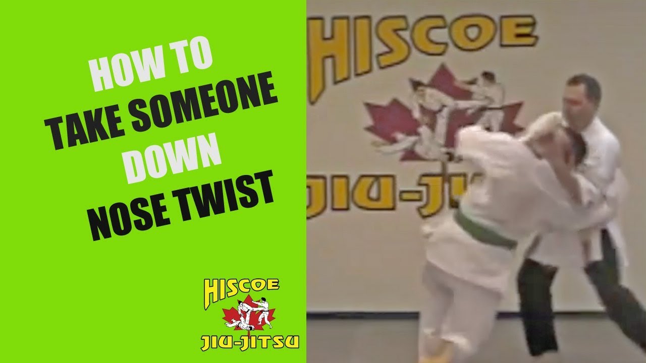How to take someone down quickly - Nose Twist - Hiscoe Jiu-Jitsu - YouTube