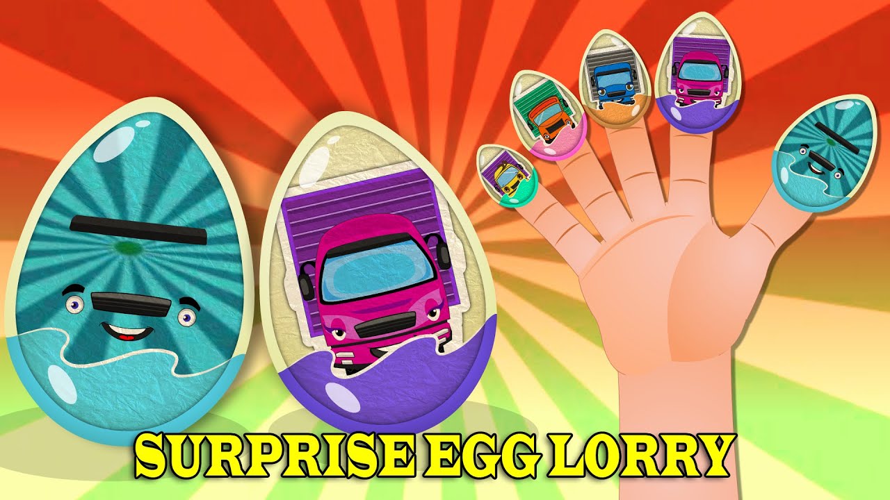 Lorry Surprise Egg |Surprise Eggs Finger Family| Surprise Eggs Toys ...