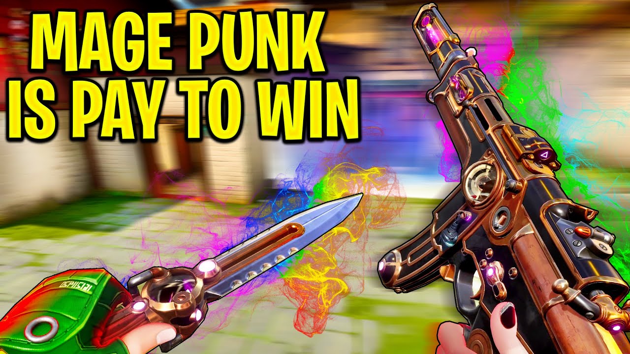 *NEW* Mage Punk Skins are ACTUALLY PAY TO WIN! - Valorant - YouTube