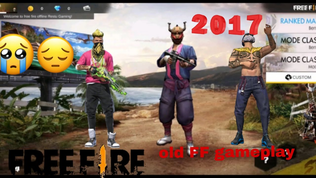 old FF gameplay old memories 😭🥺😭🥺i miss you free fire game 🎮😭🥺#free # ...