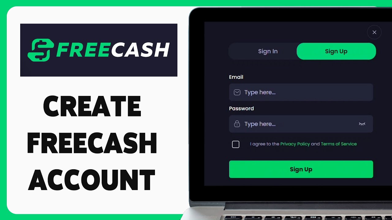 Freecash Account Registration, Sign Up Guide 2024 | Create Freecash ...