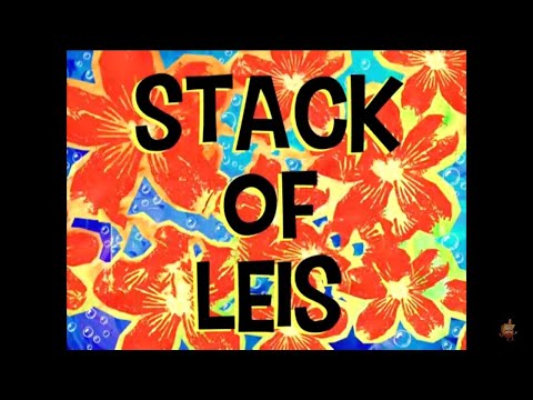 Spongebob Music stack of leis - YouTube