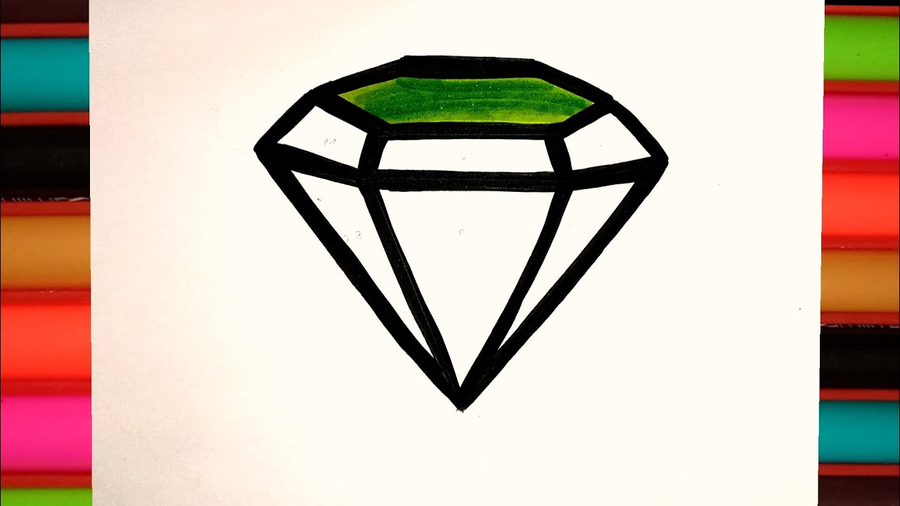 Diamond drawing, colouring and painting for Toddlers | & kid's | how to ...