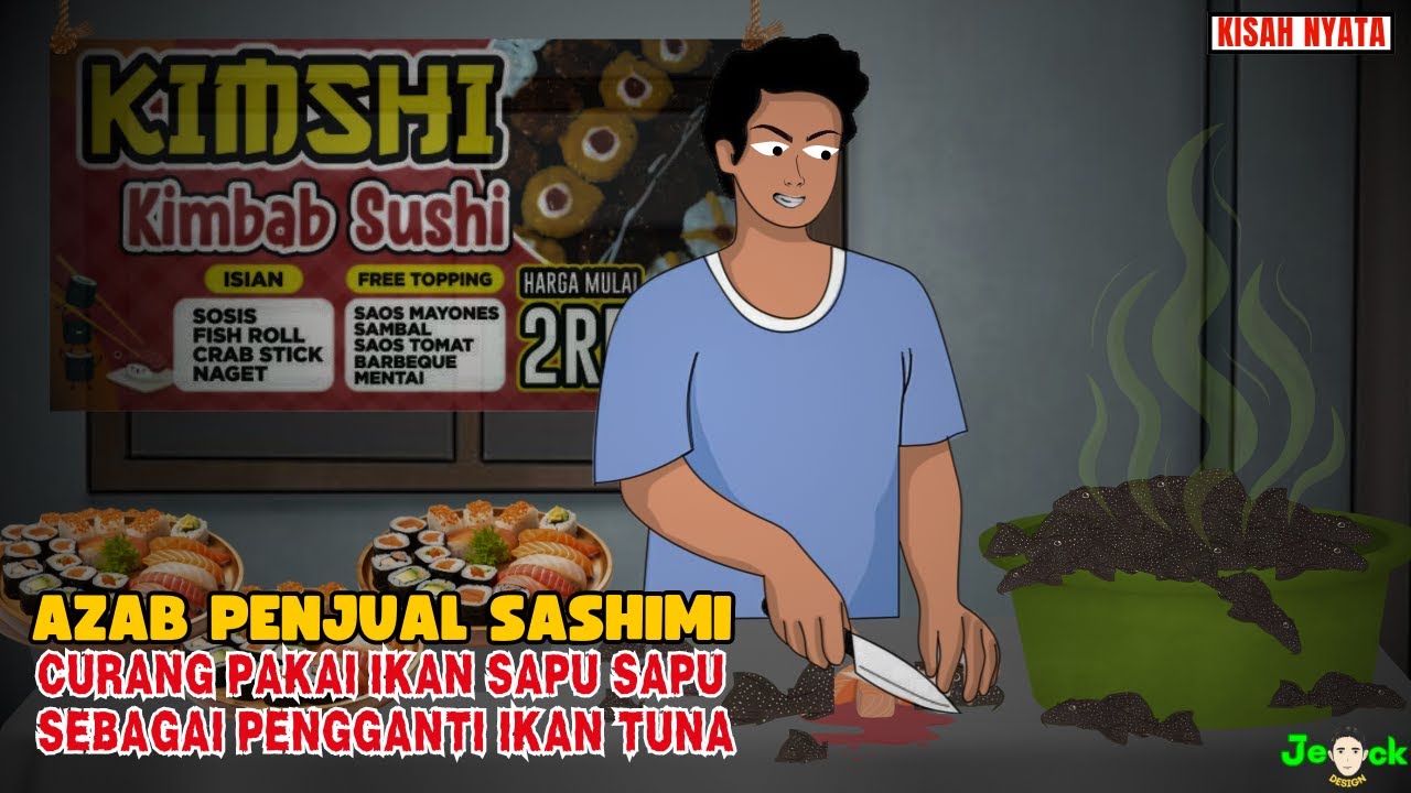 AZAB PENJUALTAHU SASHIMI CURANG PAKAI IKAN SAPU SAPU SEBAGI PENGGANTI ...