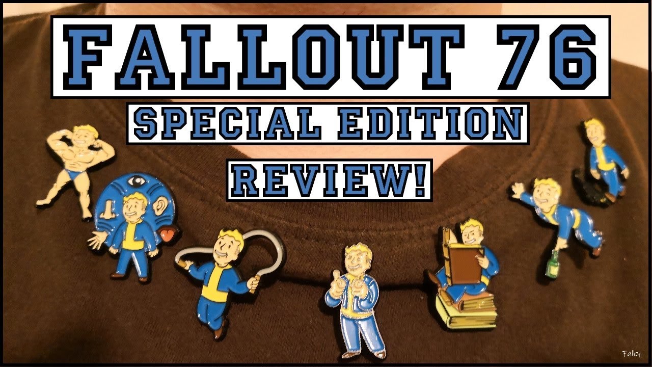 Fallout 76 Special Edition Review! (Fallout pins) - YouTube