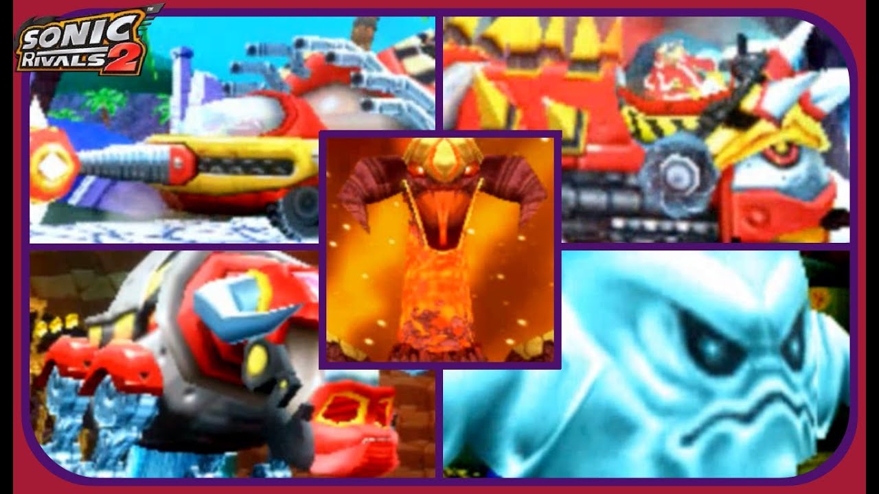 Sonic Rivals 2 - All Boss Encounters - YouTube