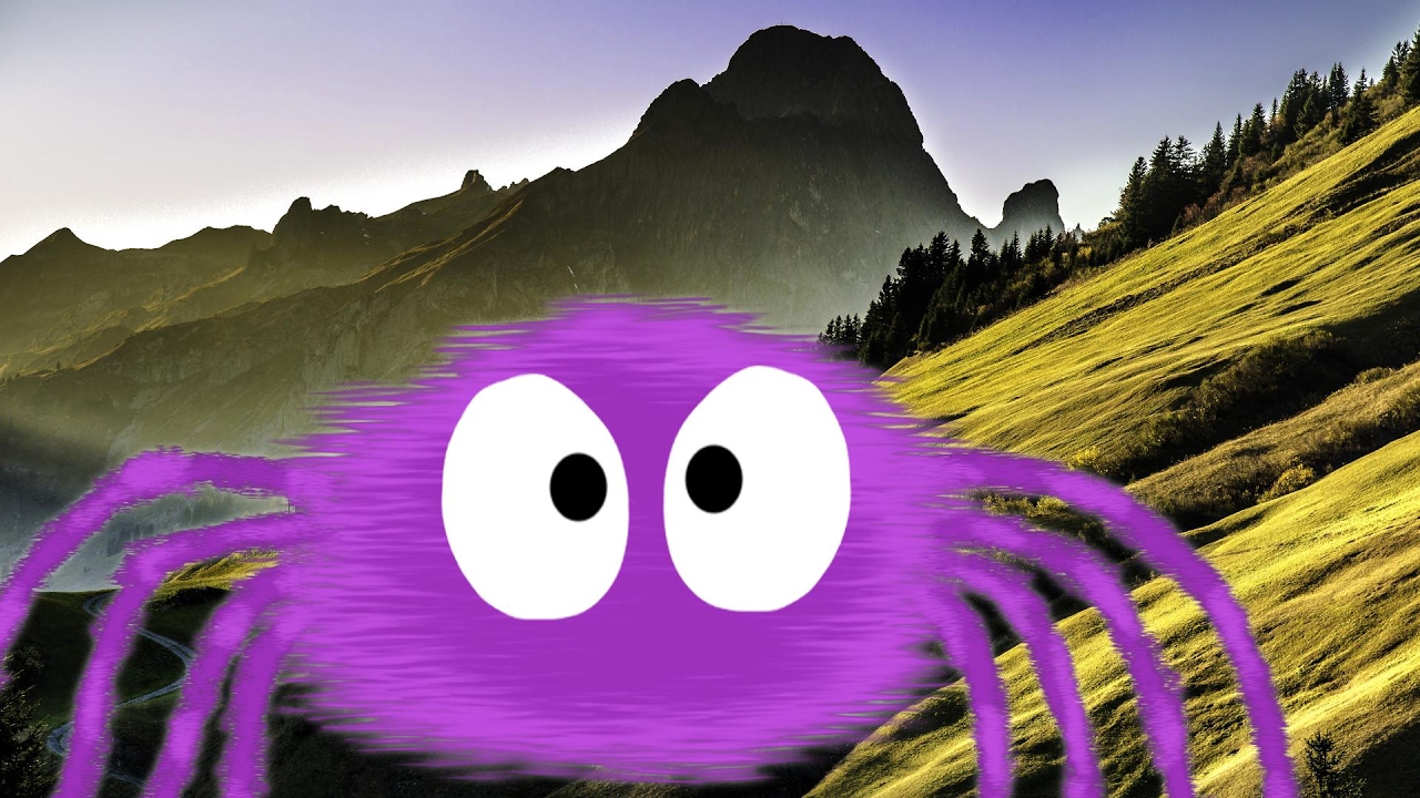 Incy Wincy Spider - beautiful green hills - YouTube