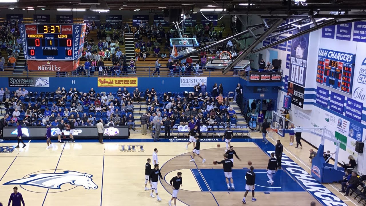 UAH Men's Basketball vs. UNA - YouTube